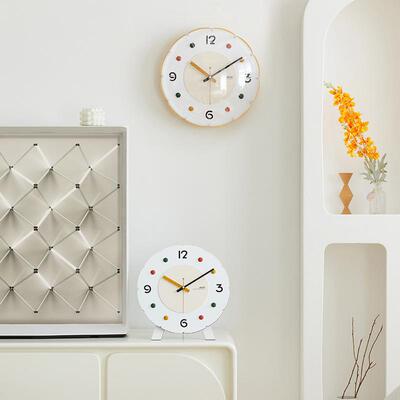 wo大TYOS410zoom新屋准现代简餐约挂钟客厅2024款厅气创意时钟表