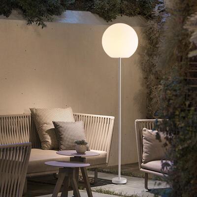 现货草灯庭户外月草球灯圆坪球白色院花园地灯公园景观灯3348中山