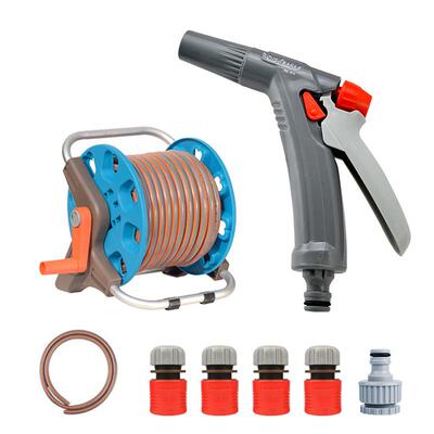 工厂直营免安家用洗车浇花套装3230-30M水管车喷水枪园林水管2装3