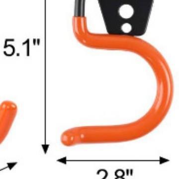 车库储物挂钩式KRT墙面钩轻型挂钩园艺挂工具花园挂钩1挂2壁件套