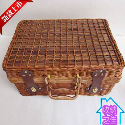 供照应古特大号藤箱编X96320拍复道具箱整理箱