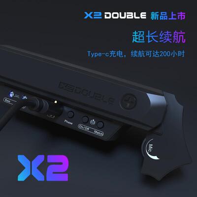 DOUBLEX2吉他拾音器民谣免开孔可打板无线连接扩音