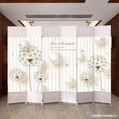 #屏隔断简约现代可折叠移772动客厅卧室办公室门玄进关帘风遮墙挡