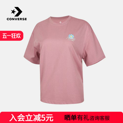 Converse匡威2026夏女士运动休闲潮流时尚百搭短袖T恤 WCJ772-PCG