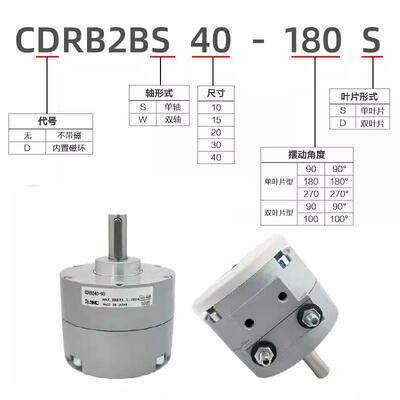 MC单轴叶片式CRB2SBS10TCG/15/020/3/40-90SZ/180SZ270SZ旋转/气