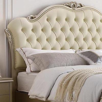 欧式轻奢实MLT床1.木8现代轻奢双人床主米卧极简小户型高风端奢华