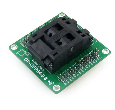 QFP64TQFP64IC51-0644-824-5通用测试座GP-QFP64-0.8带排针