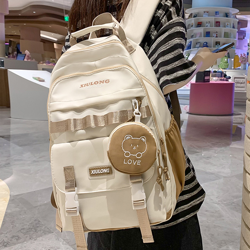 书包女韩版高中生初中生背包小学生三到五六年级可爱少女心双肩包