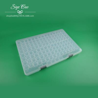 片电元件盒小螺丝分类格分隔子整理五金收KXU纳贴迷你翻盖件零样