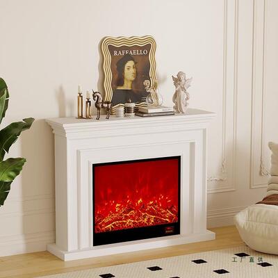 法式置壁炉装饰民宿电子炉芯柜仿真火焰欧式家用可定壁制壁PMR炉