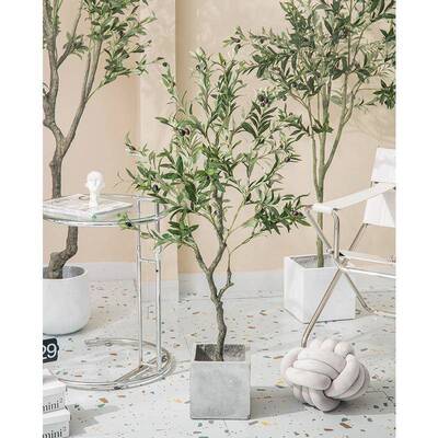 仿真植物栽仿tb-66404生假树绿植摆件仿客真橄榄假树盆厅室内卧室