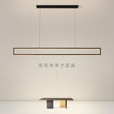 吊性灯e新款现个代简约客厅灯餐厅A9875吊灯创意办公室ld长条吊灯