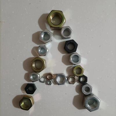 六角螺母DIN934GB6170美制细牙发黑镀锌达克罗热镀锌现货