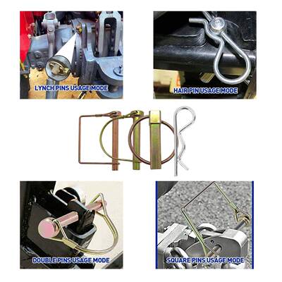 1WZM84pcs盒镀彩锌定格位销开口销套装12规O型型销D装拉销按钮销