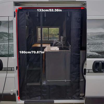 RV房车门帘蚊25645中子门/防遮阳窗帘蝇房车门防虫网，尾遮阳网