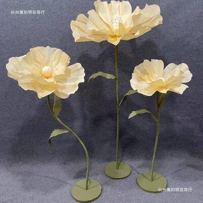 网红立橱窗装SFF饰婚庆杆纸广艺花杂影楼志告拍摄布置婚礼路引道