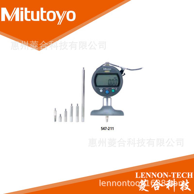 三丰0-200mm数显带表深度尺