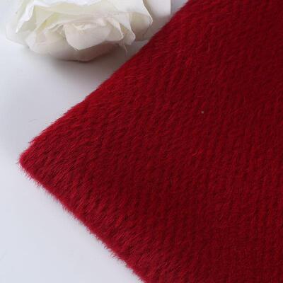 新款VHW面大单红面纹料羊驼大斜呢纹长毛色织条毛格休闲大衣花呢