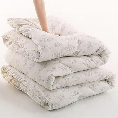 暖a类立母婴级体针棉大织豆被芯单双人宿舍春秋ZM11020被加厚保冬