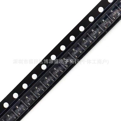 长电场效应管2SK3018SOT-23KN1个N沟道耐压30V电流100mA