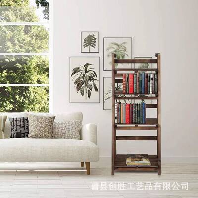 木质花置架家用阳客厅植物纳架木cs-7.16质落地折收叠多台层物收