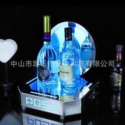 发光酒座K酒吧展TV酒托槟红酒洋酒示架传酒器X香O充高无品牌/档场