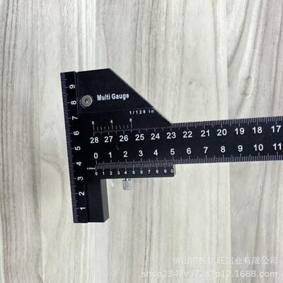 铝合金工木多功量能划尺T型尺线木工划线器多功能测EJN尺划线器