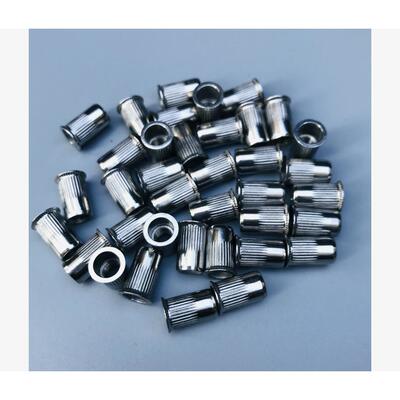 304不FQW锈钢GB.17880小沉3头带竖条纹铆螺母M8*10