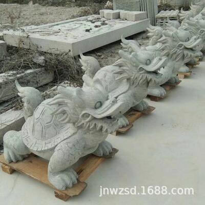 曲阳石雕龟制作 庭院石龟多少钱 园林石头乌龟图片大全
