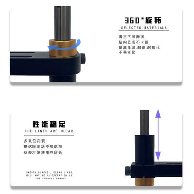 机械手配件万可转件GXM真空悬吸旋盘象金具缓冲气动一体可伸缩支