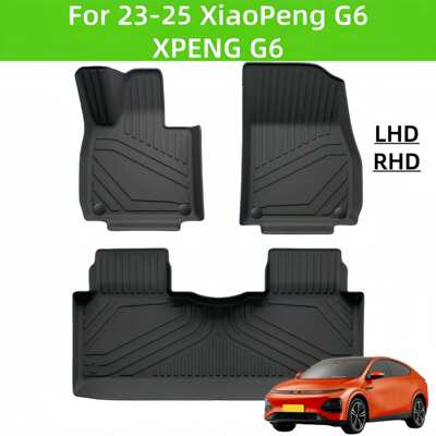 For 23-25 XiaoPeng G6/XPENG G6 TPE car floor mats/Trunk Mat