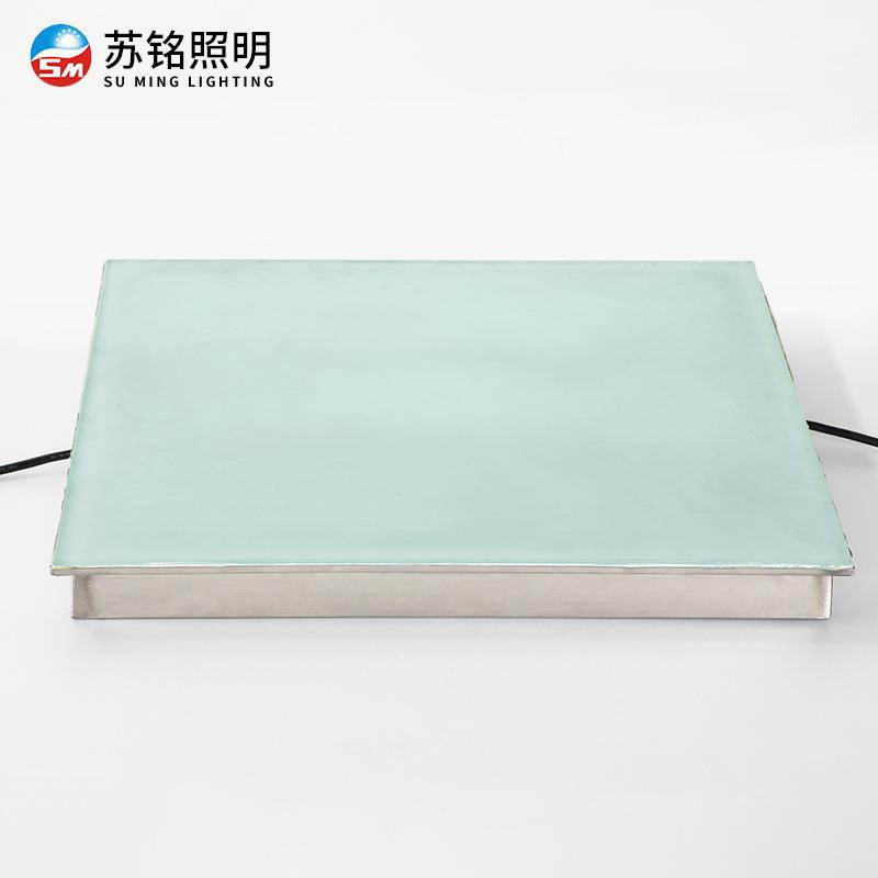 户XEZ外防水LED地方形感应彩地砖灯公园广景观嵌入式七场板灯氛围