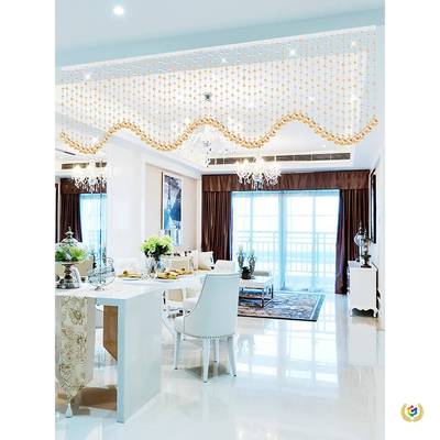 ?珠帘水晶隔断室帘TIL子门帘珠厅子挂帘客玄厅关轻奢免打孔餐卧卫