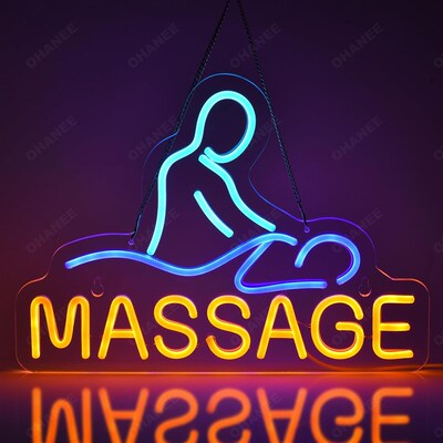 Massage Neon Signs足疗按摩洗浴Spa夜店灯牌霓虹灯发光字定制