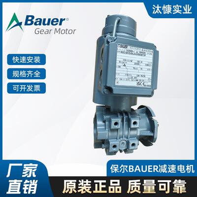 热销款保BAUR减速保尔BAUE尔电机德E国原装进口斜轮电机不锈齿钢