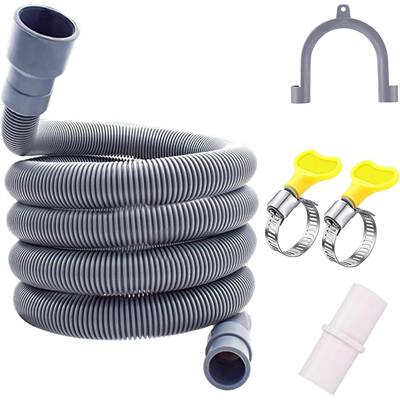 Universal Dishwasher Washing Machine Drain Hose - Flexible C