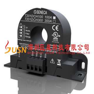 意大利SENECA进口可编程真有效值电流变送器T201DCH100-300
