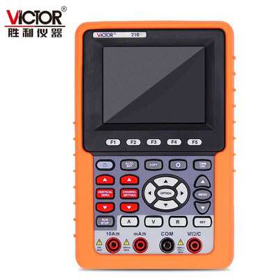 胜利VICTOR 210手持式数字示波表VC220/2060/2100彩色示波器