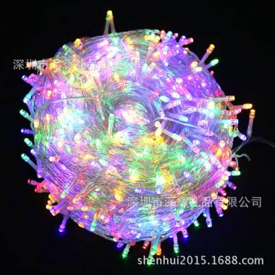 米款低压LD窗帘灯新串E婚庆VJE节日装饰彩灯1001000头低压彩灯串