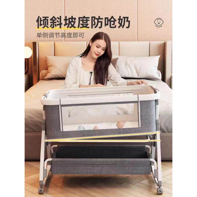 儿床可移动便携式宝摇篮床折婴叠多功能bb宝床GXK儿童大拼接床