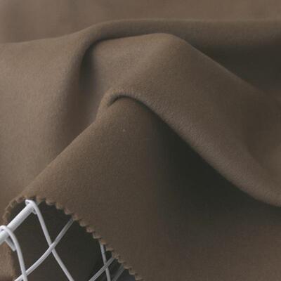 新RIQ款现货面860g双呢大衣呢冬双呢面羊毛毛面料素色秋时装布料