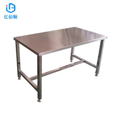 钢新款不锈开桌不钢工作台快递打包锈厨房操作台不孔锈钢RUO开孔