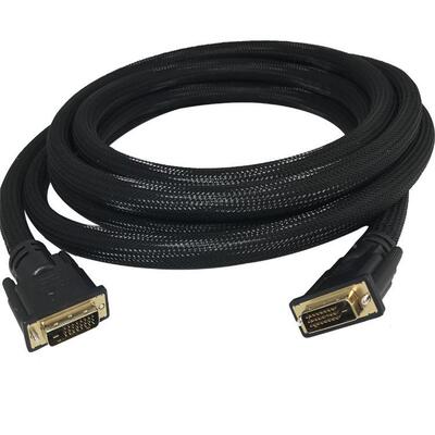 脑DVI4+21双通道22A显WG高清电示器连接线工程装420修布线工厂直