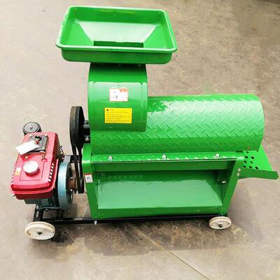 农玉用电动皮脱扒粒机GCB四轴玉米撕皮机米甩锤玉米脱粒机