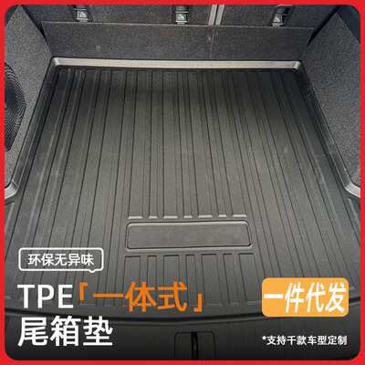 适用于丰田BZ4X BZ3 wigo 4Runner INNOVA汽车后备箱垫TPE尾箱垫