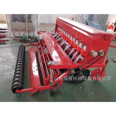 四轮拖拉机带多功能小麦播种施肥机多行可旱稻大豆高粱播种机