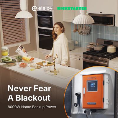 elejoy V2H电动汽车分相逆变器 8000W120V240V裂相双输出北美