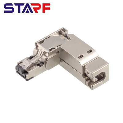 RJ45四芯网络接头 6GK1901-1BB20-AA0弯头全金属屏蔽刺破式