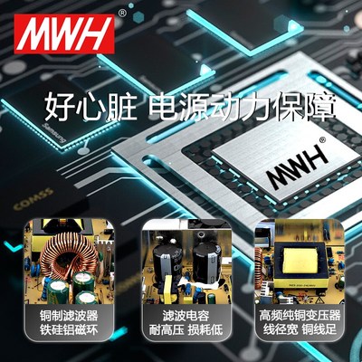 开关电源24v电源盒MS小体积LED电源直流变压器5/36/48v