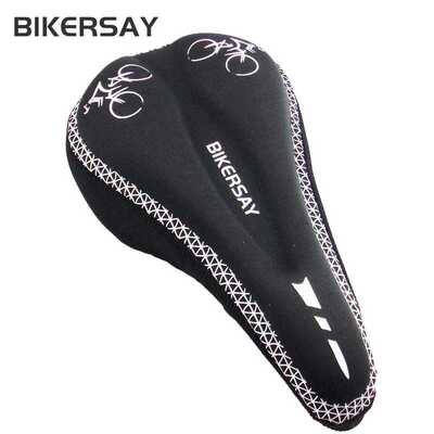 BIKERSAY自行车坐垫套山地车坐垫硅胶加厚软公路车单车座垫套配件
